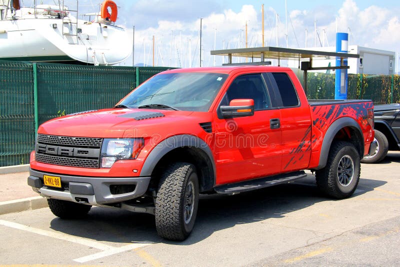 Ford F150 Raptor photo éditorial. Image du moteur, extérieur - 49882806