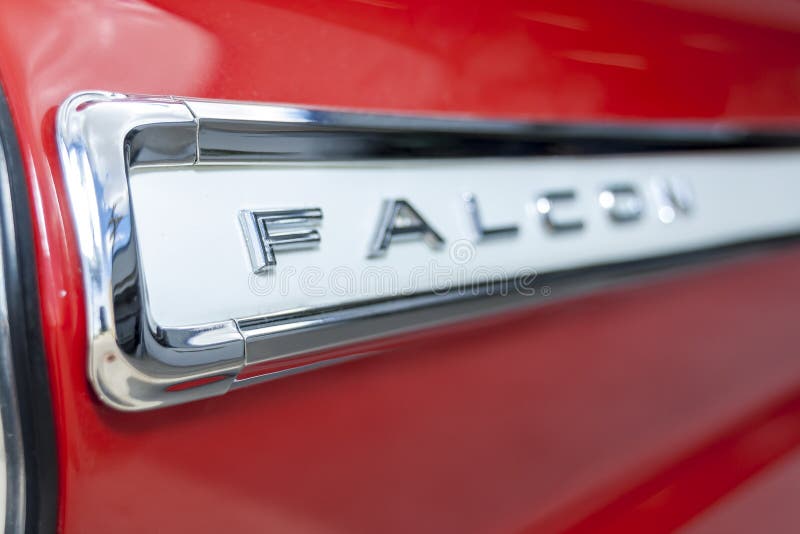 Ford Falcon Emblem from Side of Car Editorial Photo - Image of speed ...