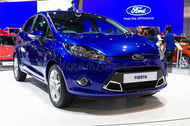 Ford Fiesta on display editorial photography. Image of concept - 22338362