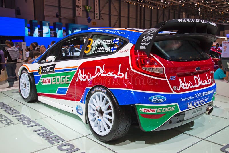 Ford Fiesta Rally editorial photo. Image of emission - 26996956
