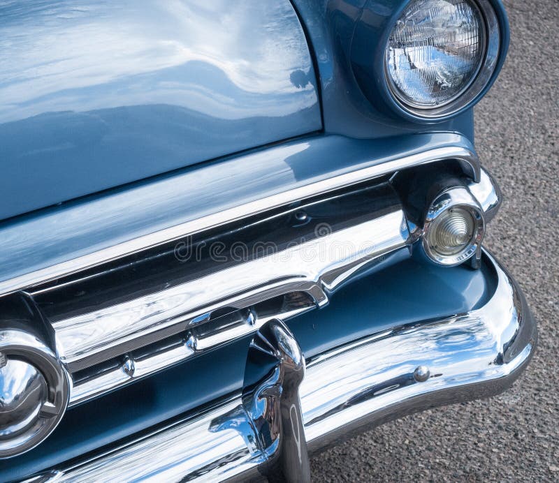 1954 Ford front end stock image. Image of colorful, historical - 138592691