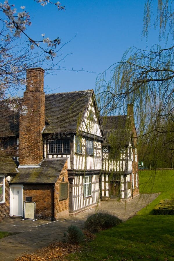 Ford Green Hall In The Spring Stock Image - Image of landmark, united ...