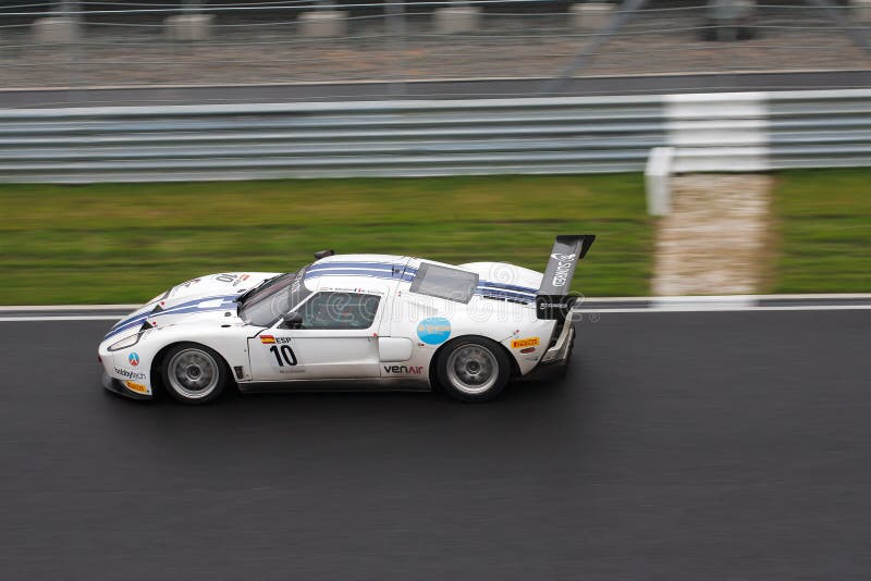 Ford GT FIA GT1 at race editorial photo. Image of power - 26435951