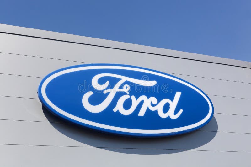 Ford-Logo auf einer Wand redaktionelles foto. Bild von verkaufsargument ...