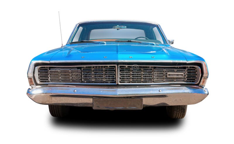 1969 Ford LTD 2-door Sedan. White Background Editorial Stock Photo ...