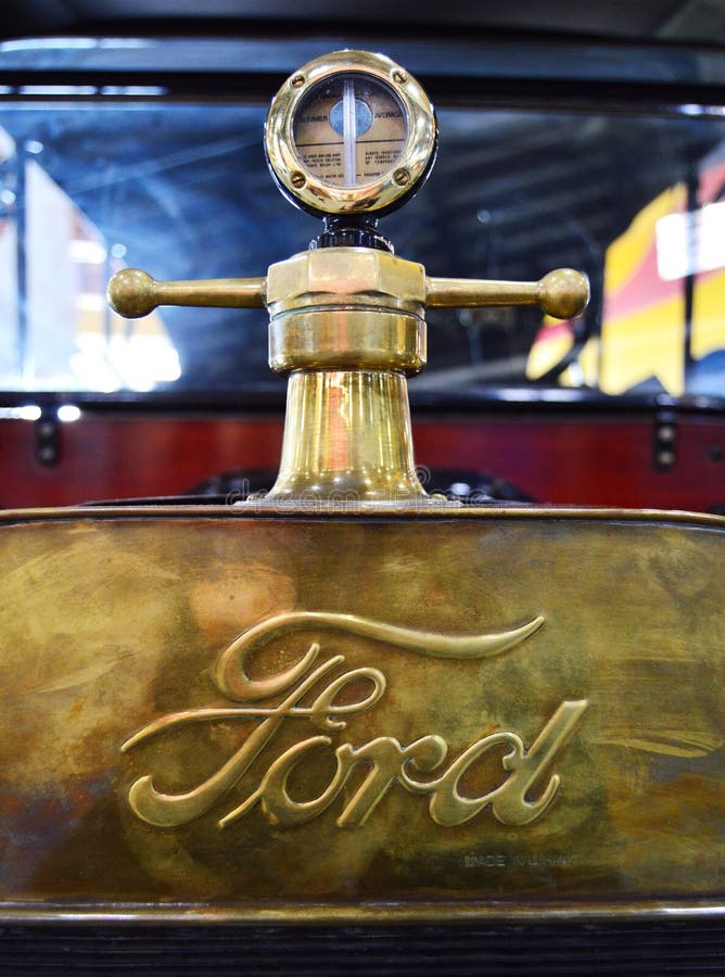 Ford Model T Brass Radiator Editorial Photography - Image of industrial ...