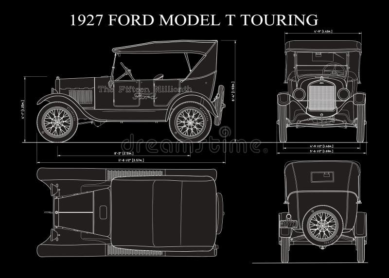 Ford Model T Stock Illustrations – 48 Ford Model T Stock Illustrations ...