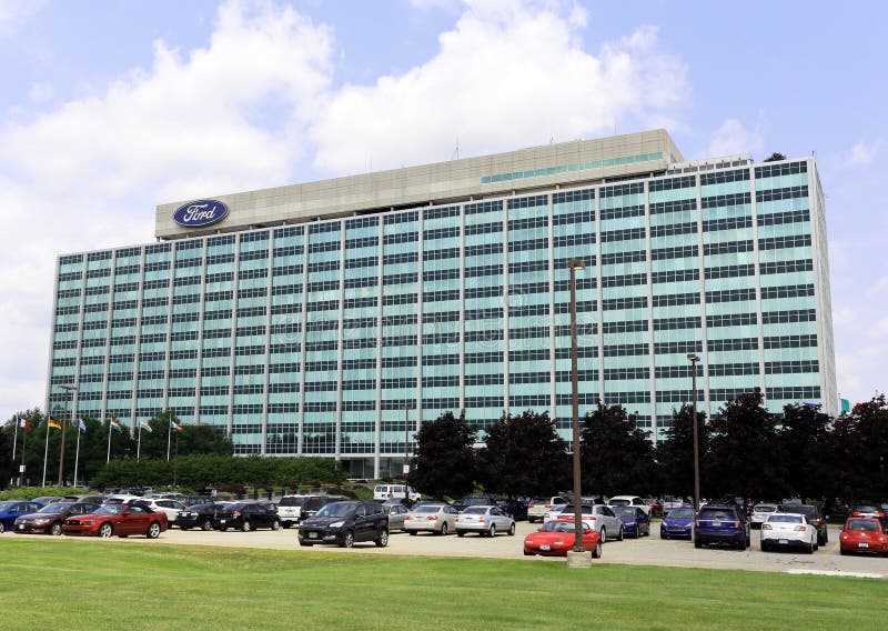 Ford Motor Company World Headquarters Redaktionelles Stockfoto - Bild ...