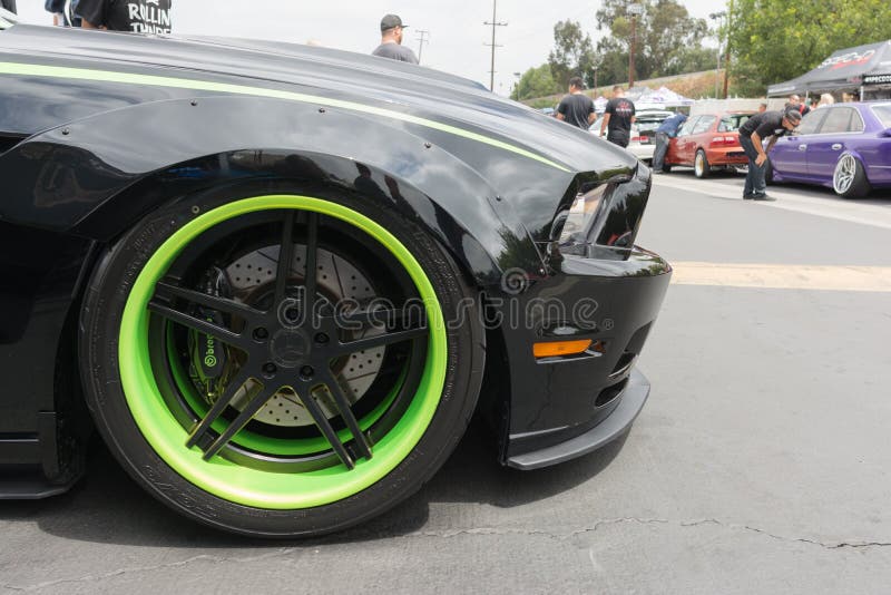 Ford Mustang modificado imagen de archivo editorial. Imagen de estilo ...