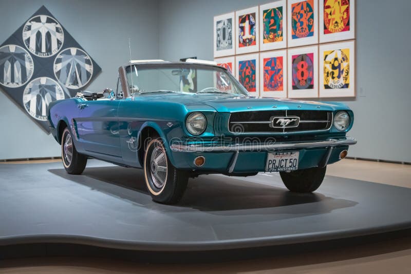 1965 Ford Mustang Project 50 Editorial Stock Image - Image of classic ...