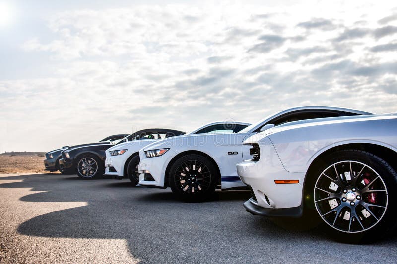 Ford Mustang on the Race Track B.b Editorial Photo - Image of drive ...