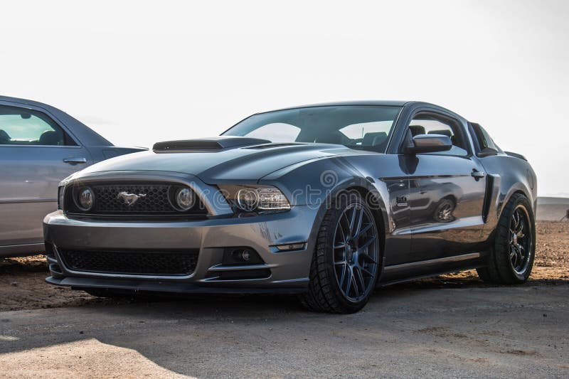 Ford Mustang on the Race Track B.b Editorial Stock Photo - Image of ...
