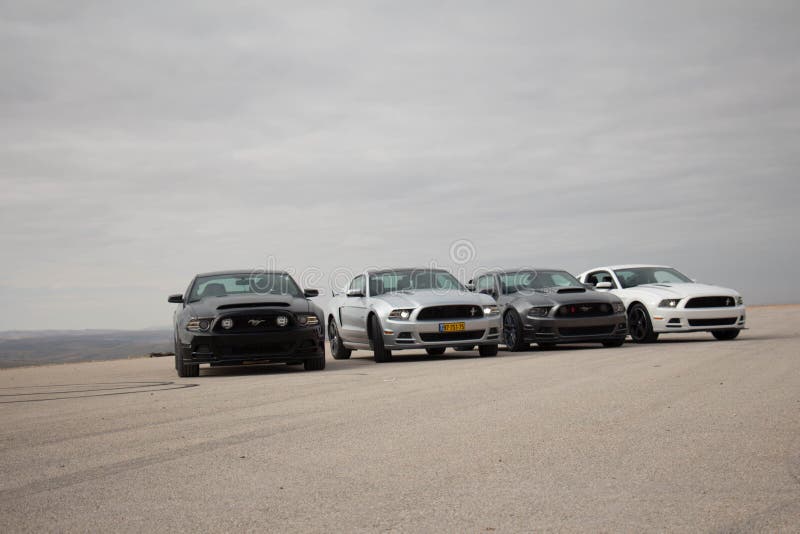 Ford Mustang on the Race Track B.b Editorial Photo - Image of ...