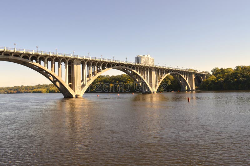 Ford Parkway Bridge in Minnesota Stock Photo - Image of lock, paul ...