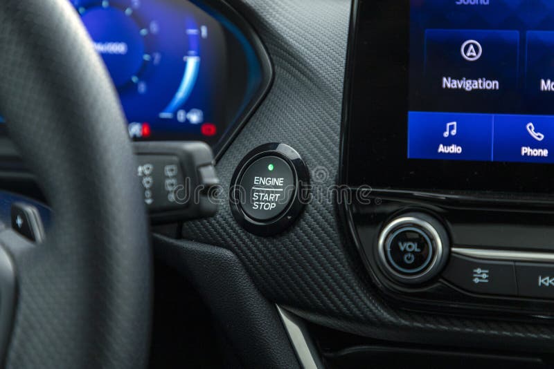 Ford Puma stock photo. Image of odometer, steering, control - 211814228