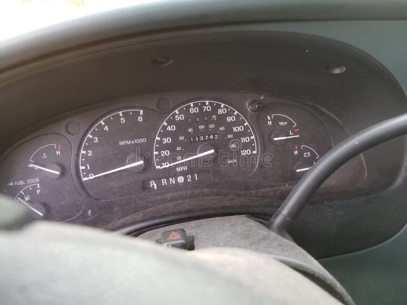Ford Ranger Dash Cluster Gauges Editorial Stock Photo - Image of ...