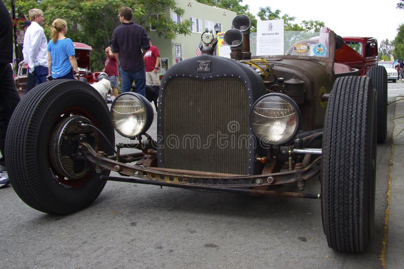 Ford Rat Rod 1926 Nos Carros Da Mostra Front View Foto Editorial ...