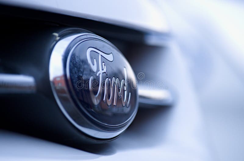 Logo Ford editorial photography. Image of cars, customer - 113477307