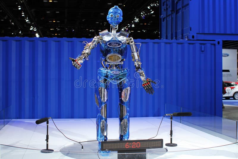 Beautiful Woman Robot, Scientist Creation Stock Photo - Image of create ...