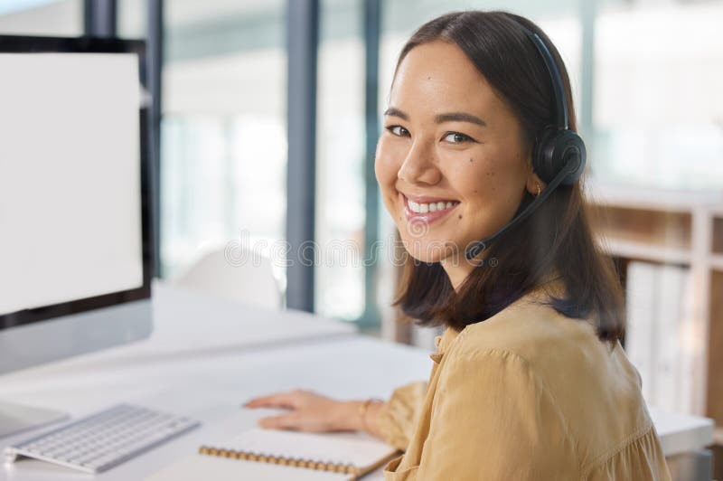 At the Fore of Exceptional Customer Care. Portrait of a Young ...