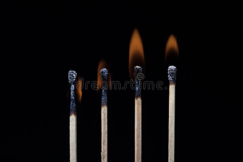 Line of Fire stock photo. Image of matches, queue, smoking - 5214