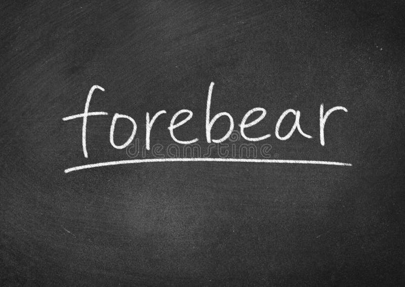 Forebear stock photo. Image of concept, closeup, definition - 161577670