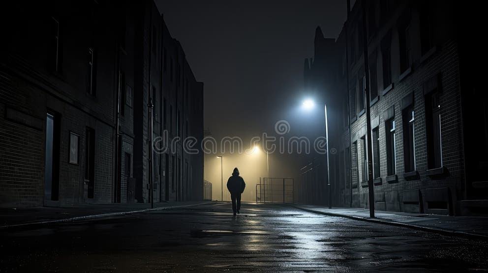 Foreboding dark scary stock illustration. Illustration of eerie - 373558483