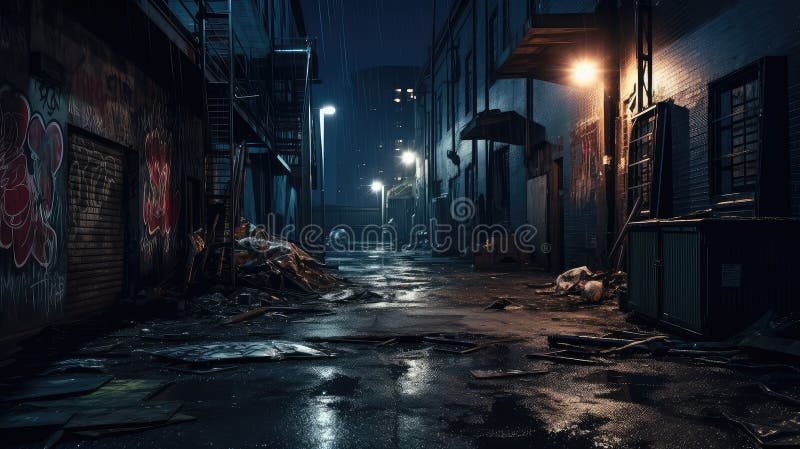 Foreboding dark scary stock illustration. Illustration of unsettling ...