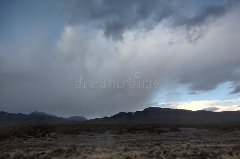 Foreboding Mountains stock image. Image of prairie, storm - 235644747