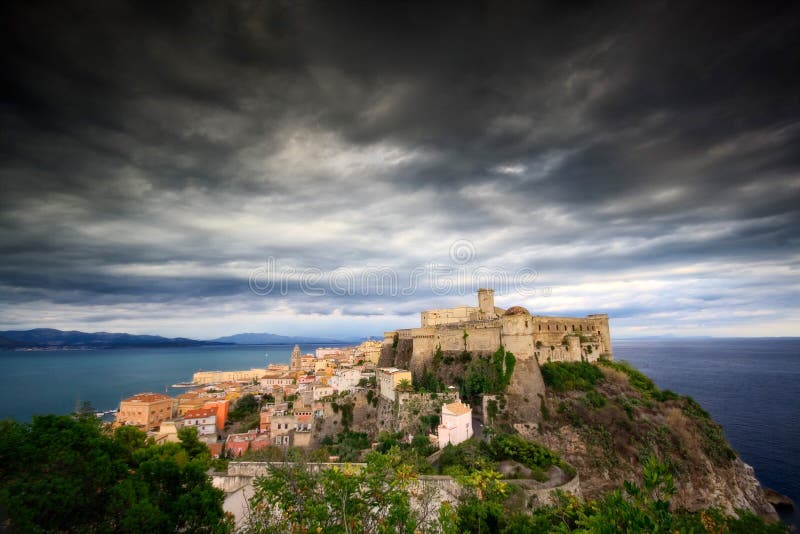 A Foreboding Sky stock image. Image of sand, mountain - 7330669