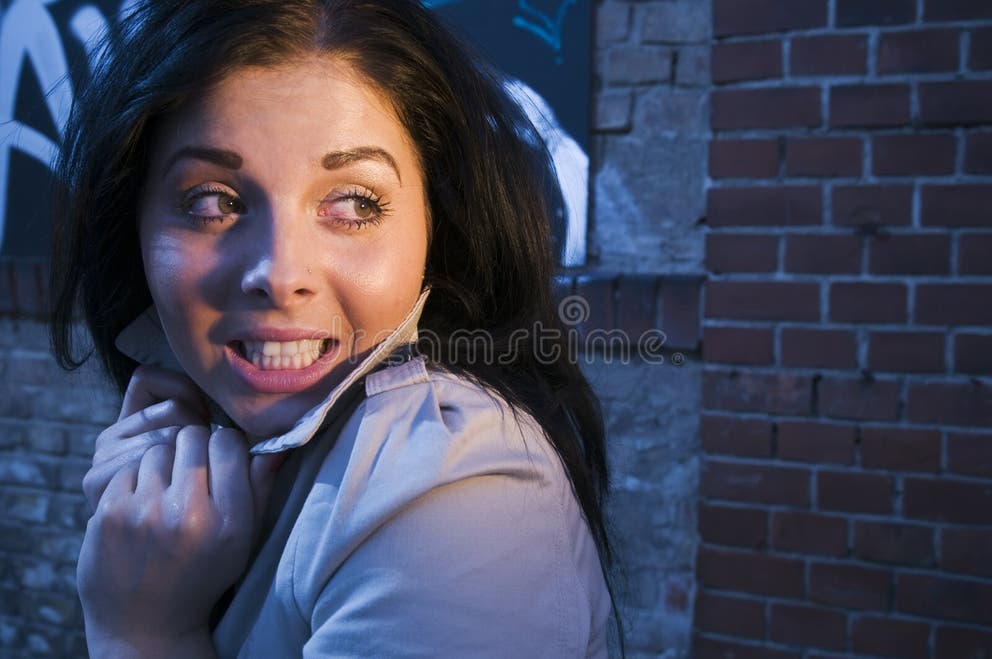 Foreboding of woman stock image. Image of adolescent - 22328157