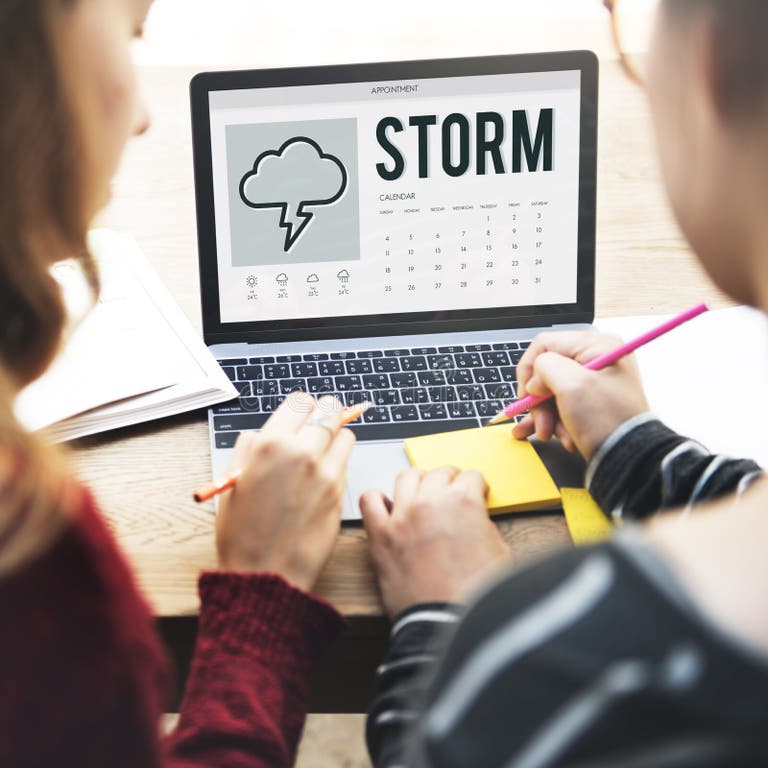 Forecast Overcast Weather Report Concept Stock Image - Image of ...