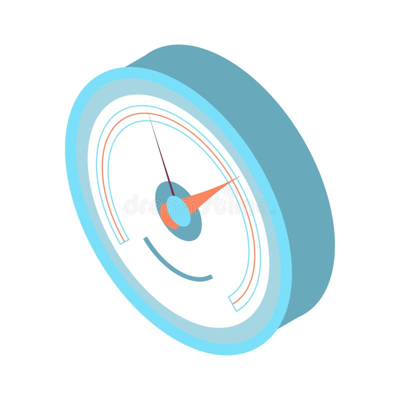 Forecasters Barometer Isometric Composition Stock Vector - Illustration ...