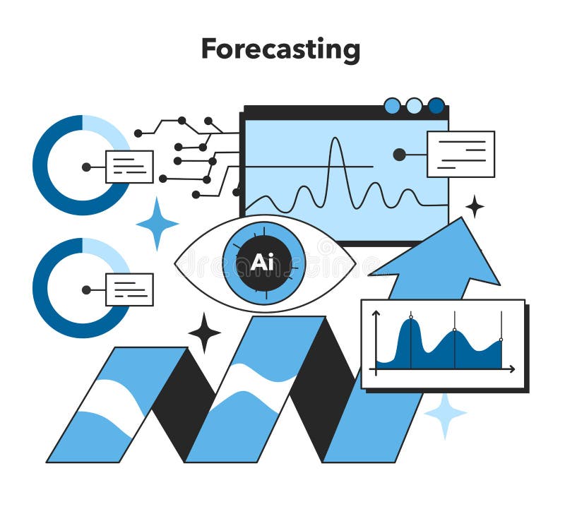 Forecasting Artificial Neural Network Application Stock Vector