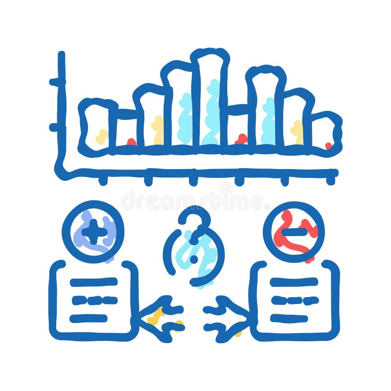 Forecasting Business Process Icon Doodle Illustration Stock ...