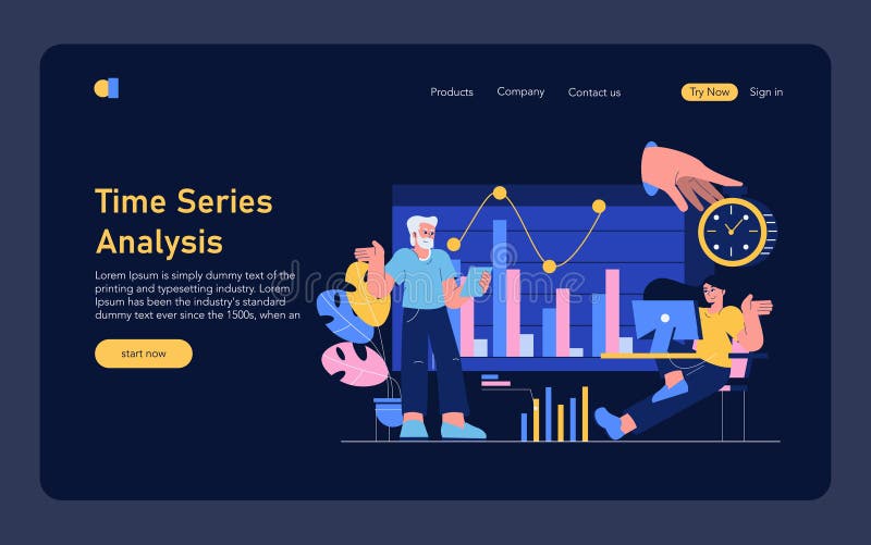 Forecasting. Flat Vector Illustration Stock Illustration - Illustration ...