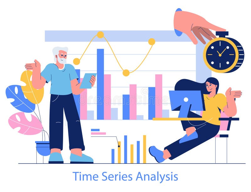 Forecasting. Flat Vector Illustration Stock Illustration - Illustration ...
