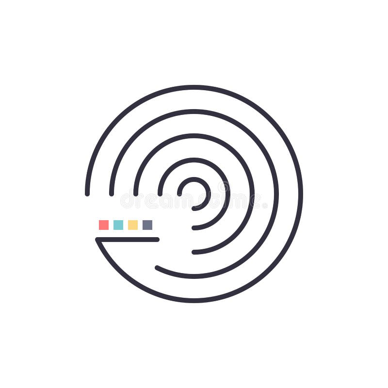 Forecasting, Model, Forecasting Model, Science Flat Color Icon. Vector ...