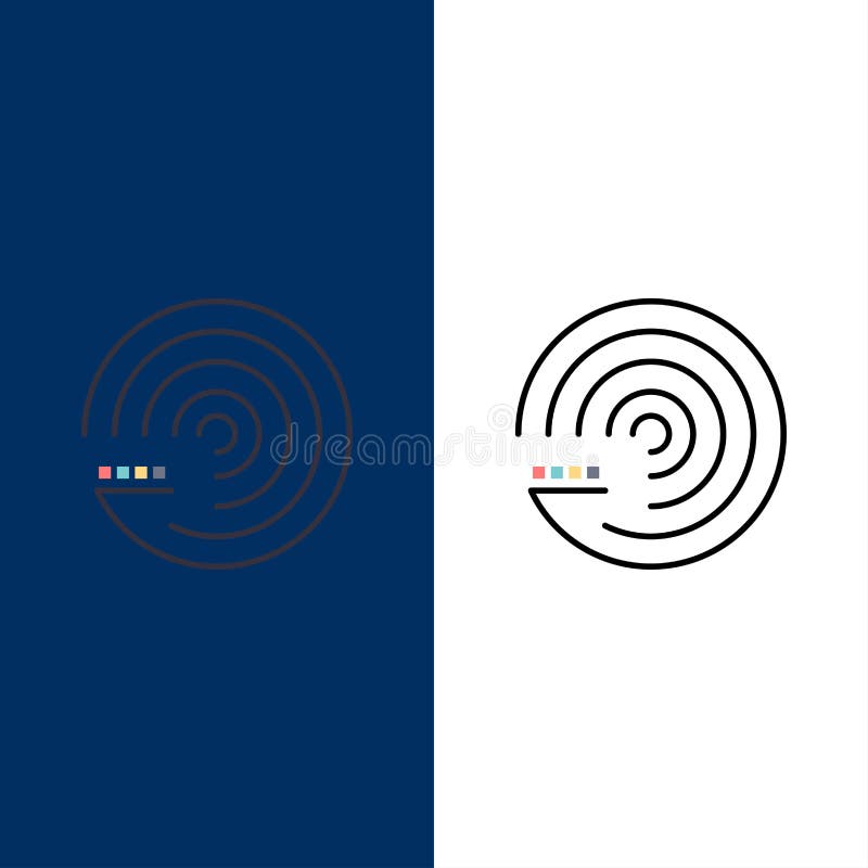 Forecasting, Model, Forecasting Model, Science Icons. Flat and Line ...