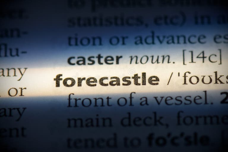 Forecastle stock photo. Image of idea, close, text, closeup - 161577724