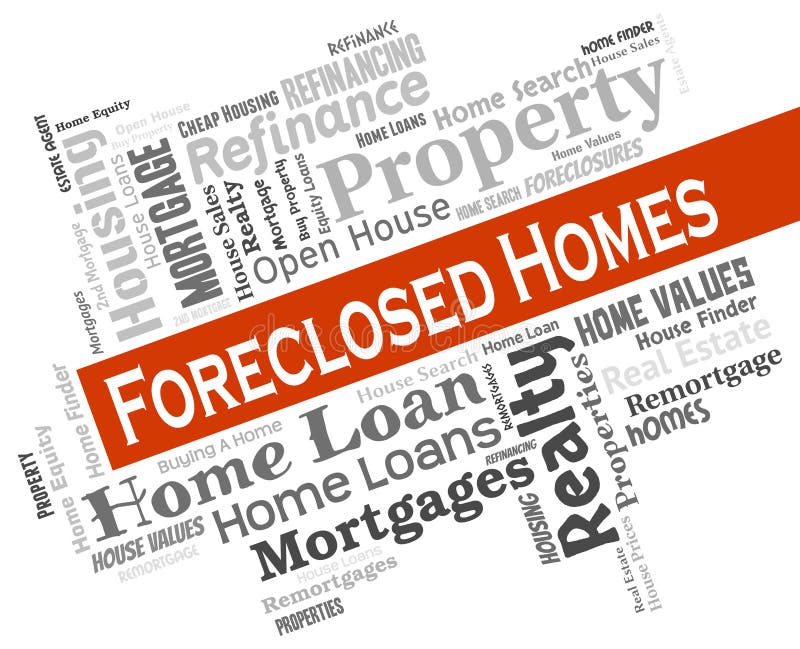 Foreclosed Homes Indicates Foreclosure Sale and Repossession Stock ...