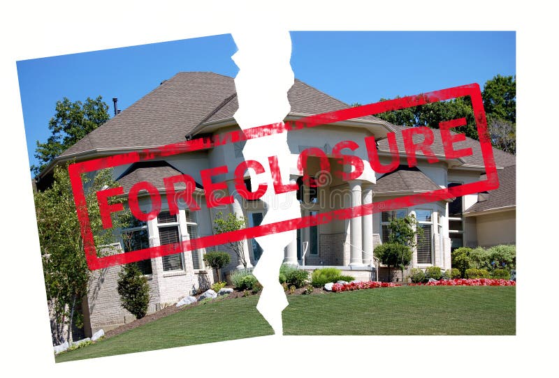 Foreclosure Road Sign stock photo. Image of foreclosure - 7995946