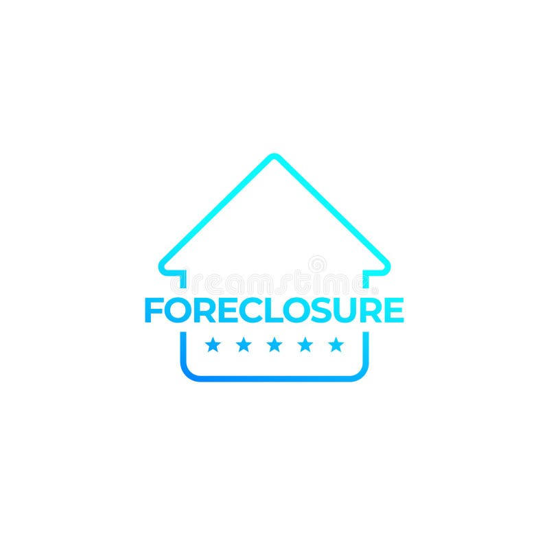 Foreclosure Icon, House for Sale Stock Vector - Illustration of concept ...