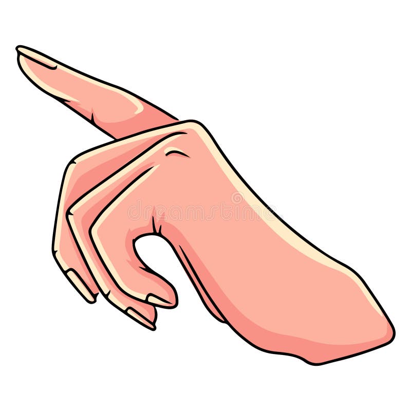 Forefinger Gesture. Hand Gesture. Woman S Hand. Hand Gestures. Cartoon ... Forefinger Gesture. Hand Gesture. Woman S Hand. Hand Gestures. Cartoon ...