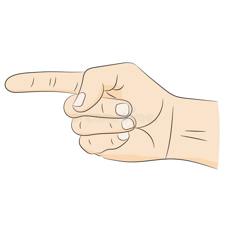 Forefinger Stock Illustrations – 7,542 Forefinger Stock Illustrations ...