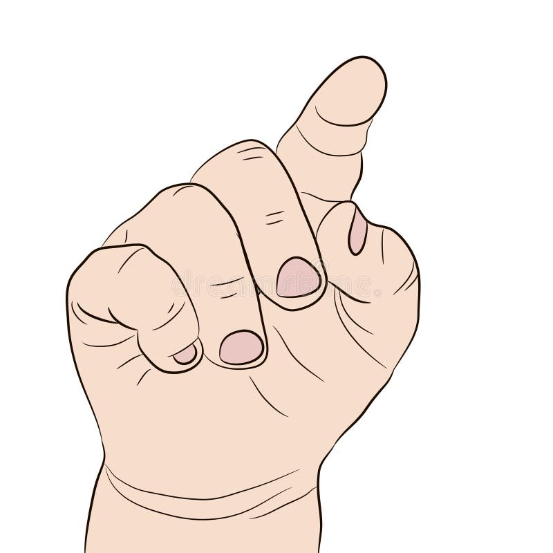 Forefinger Stock Illustrations – 8,626 Forefinger Stock Illustrations ...