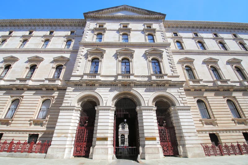 Foreign and Commonwealth Office, Detail of Facade, London, United ...