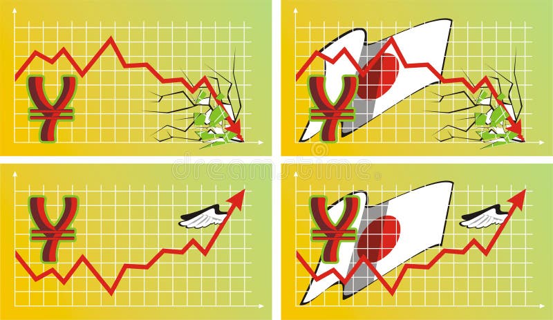 Foreign Exchange Rate - Yen Stock Vector - Illustration of success ...