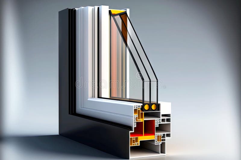 Foreign High-quality Technology Plastic Windows Profile Stock ...