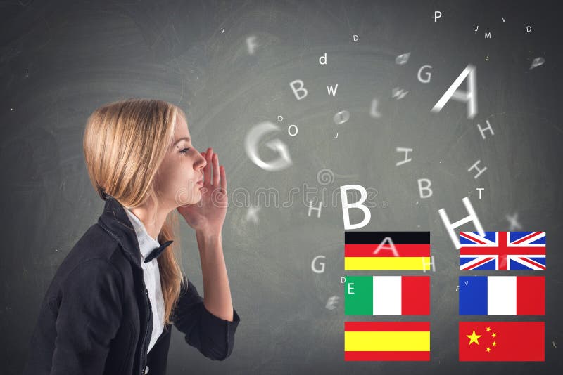 Foreign Language. Concept - Learning, Speaking, Stock Image - Image of ...